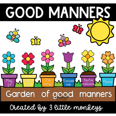 Garden of Good Manners - PDF » 3 Little Monkeys