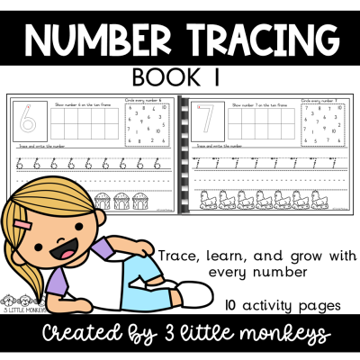 Grade R Literacy Activity Book - PDF » 3 Little Monkeys