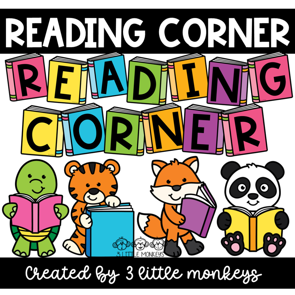 Reading Corner Decor - PDF » 3 Little Monkeys