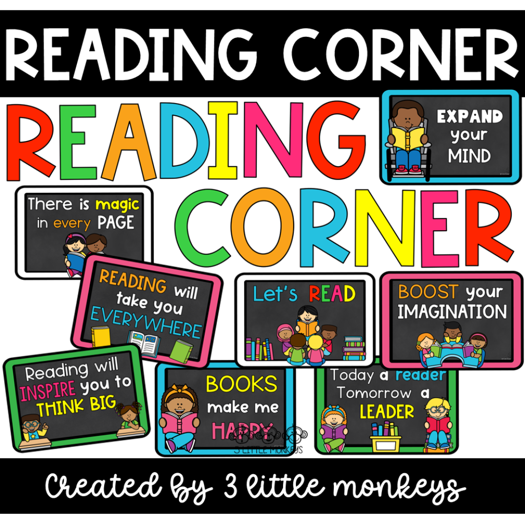 Reading Corner - PDF » 3 Little Monkeys